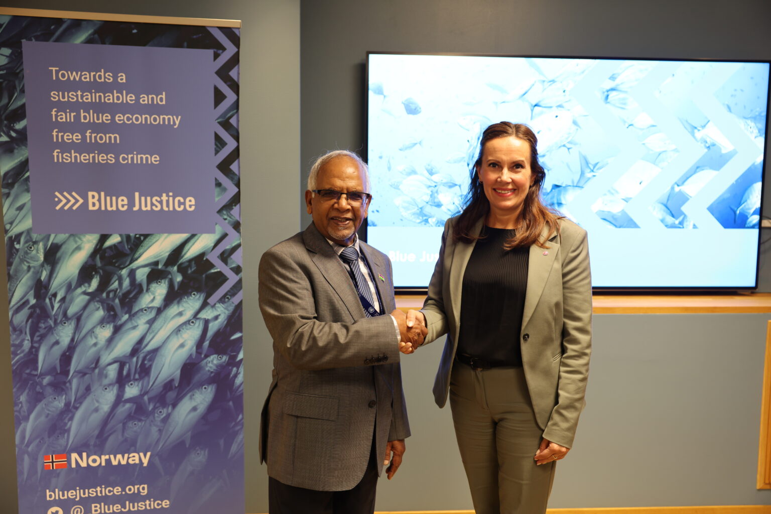 Visit by the President of Mauritius – Blue Justice